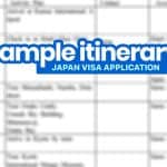 2020 JAPAN VISA REQUIREMENTS & Application for Tourists | The Poor Traveler Itinerary Blog