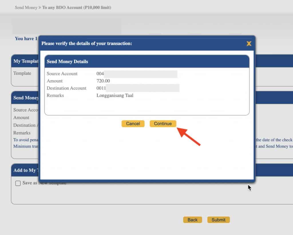 BDO to BDO: How to Transfer Money to Another BDO Account via Online Banking | The Poor Traveler ...