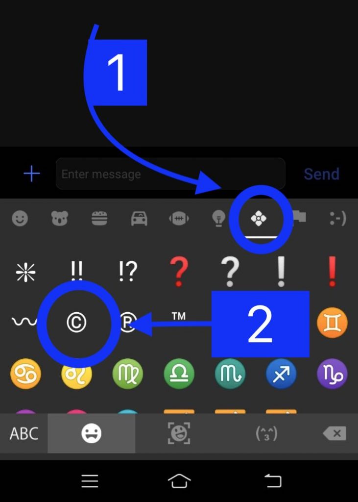 HOW TO TYPE COPYRIGHT SYMBOL On IPhone Android Word Computer 